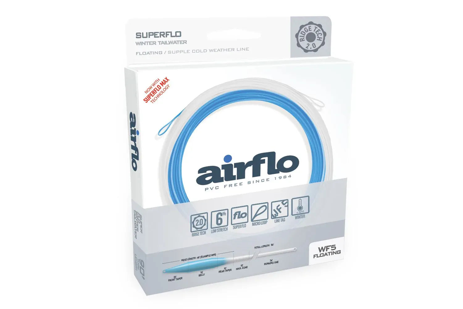 Airflo Ridge 2.0 Ultra Supple Winter/Tailwater Fly Line | Trident Fly ...