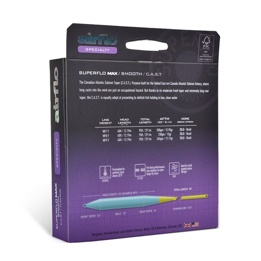 Airflo Superflo Max C.A.S.T Fly Line | Trident Fly Fishing