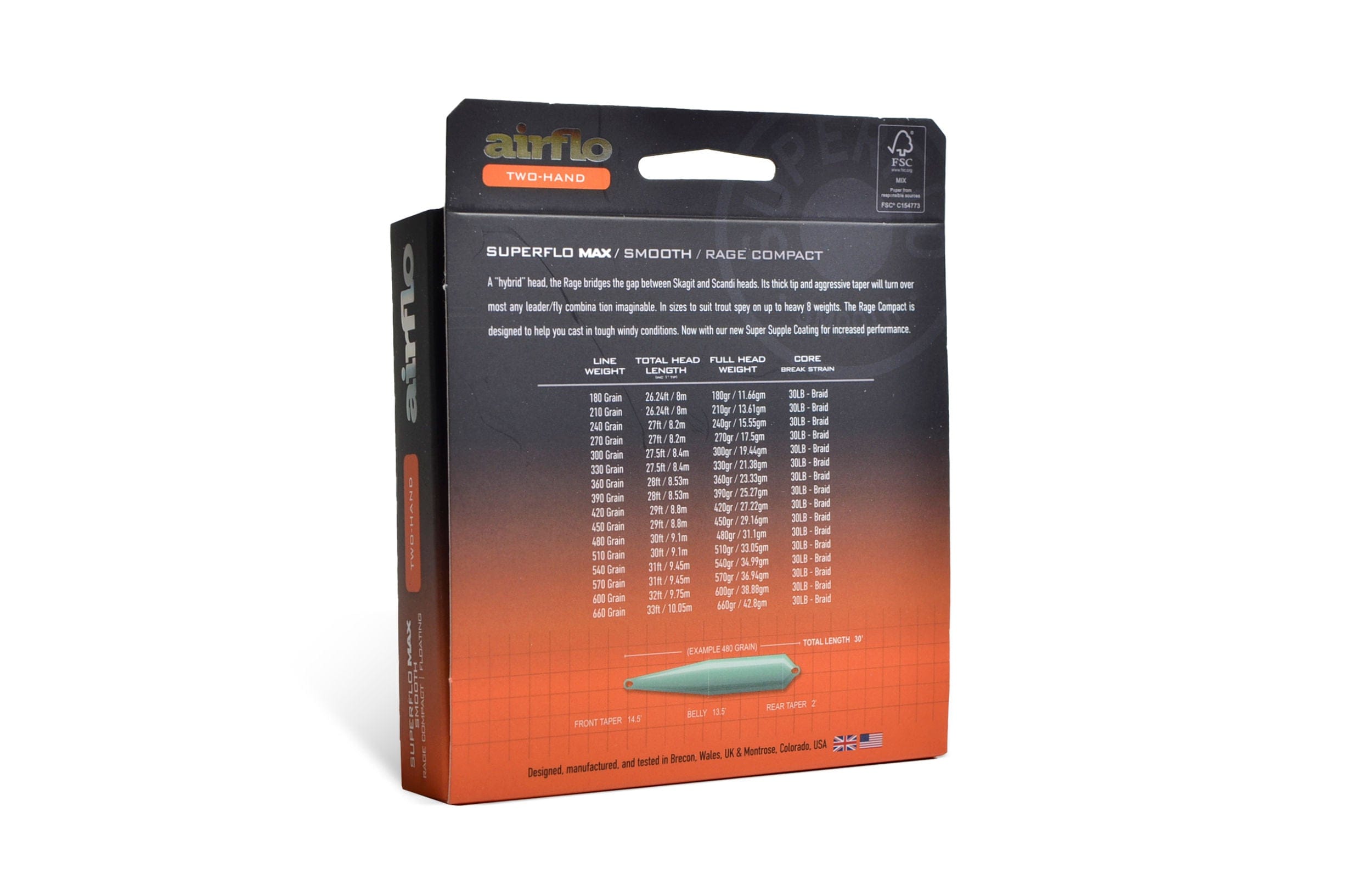 Airflo Superflo Max Rage Tri Tip Spey Fly Line | Trident Fly Fishing