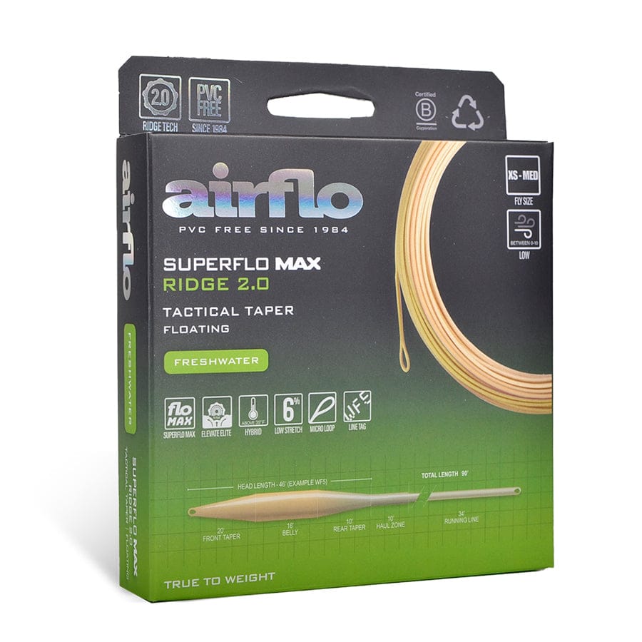 Airflo Superflo Max Ridge 2.0 Tactical Taper Fly Line | Trident Fly Fishing