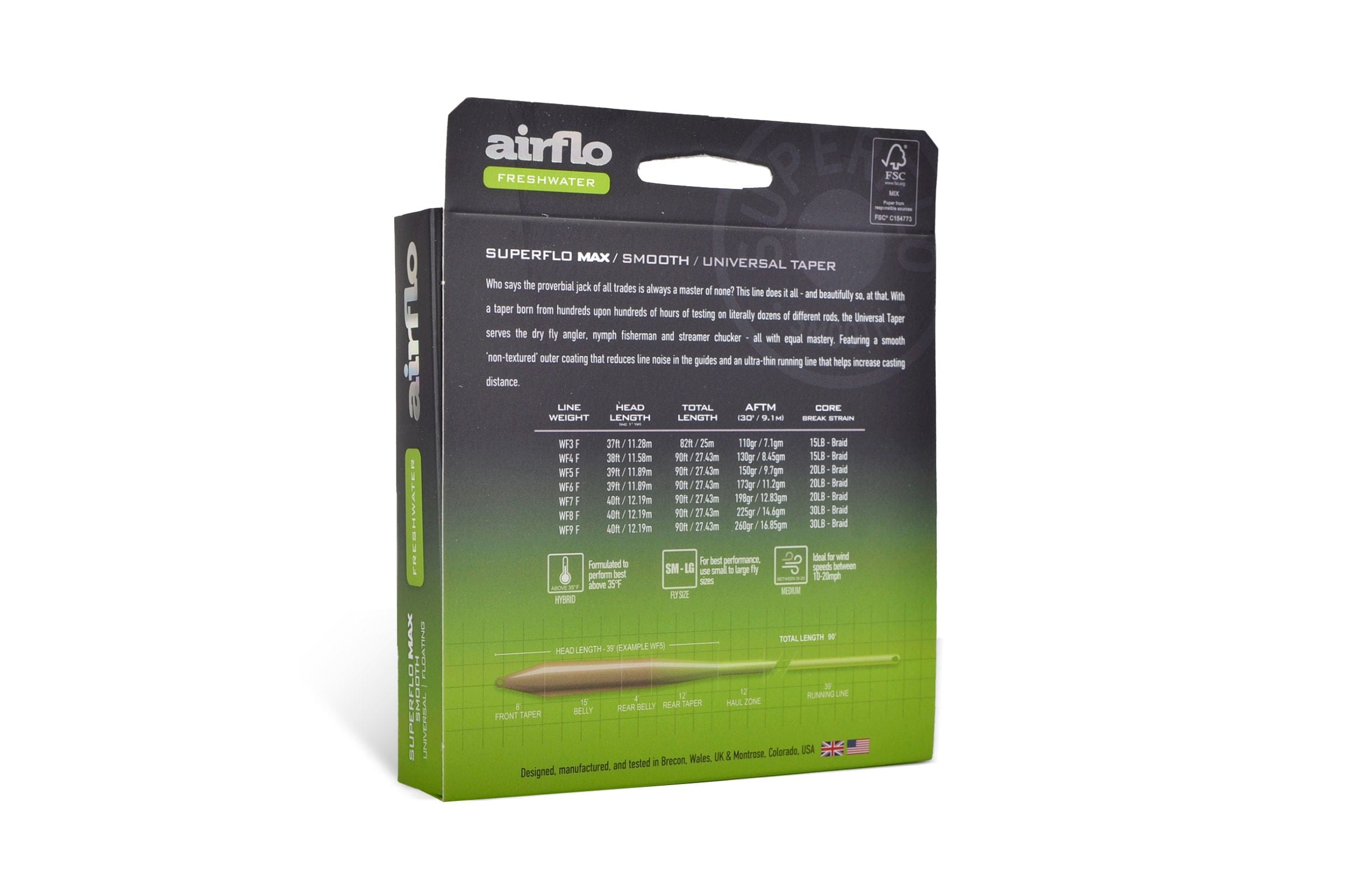 Airflo Superflo Max Universal Taper Fly Line | Trident Fly Fishing