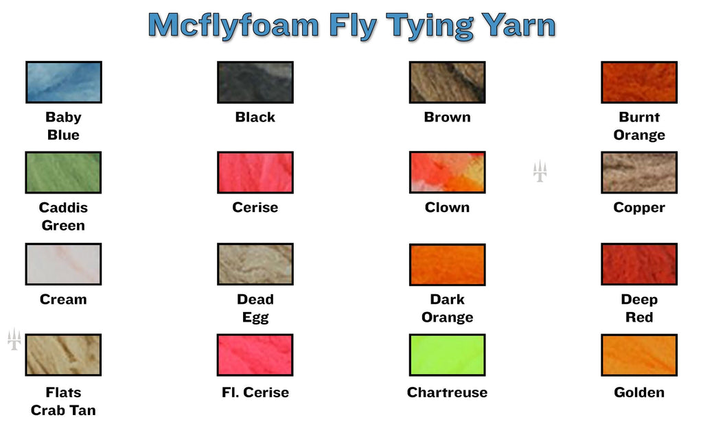 Mcflyfoam Fly Tying Yarn | Trident Fly Fishing