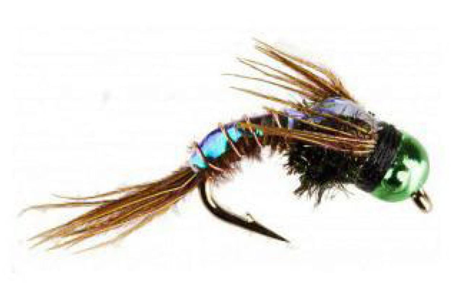 Nymph-Head Heavy Metal Pheasant Tail Flashback Fly | Trident Fly Fishing