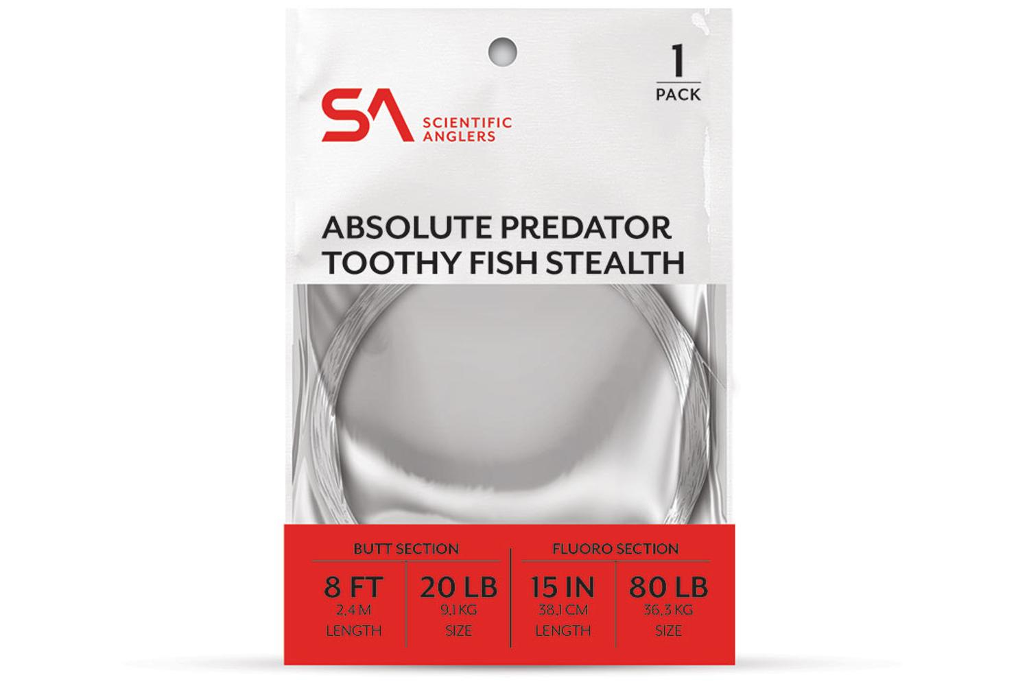 Scientific Anglers Absolute Predator Toothy Fish Stealth Leader ...