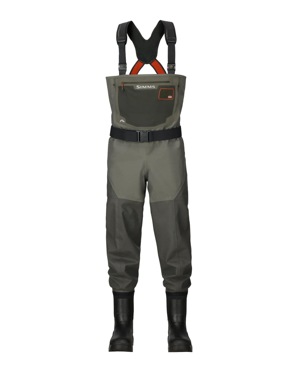 Simms Men's G3 Guide Bootfoot Waders Rubber Sole | Trident Fly Fishing