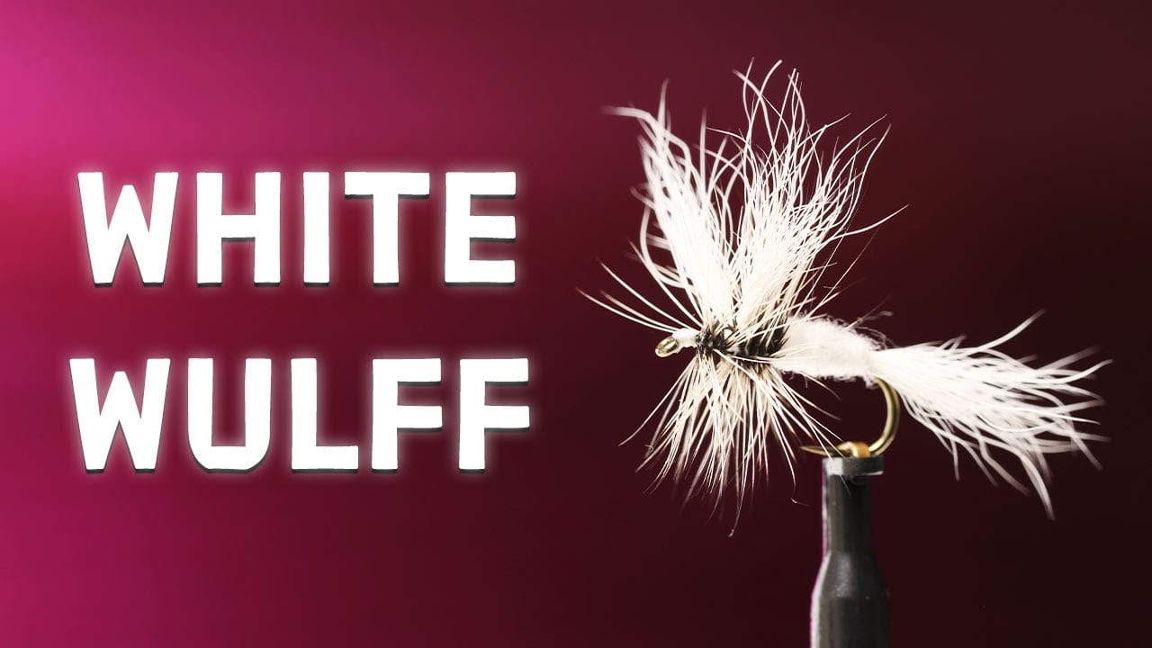 White Wulff Fly Tying Video Material Kit | Trident Fly Fishing