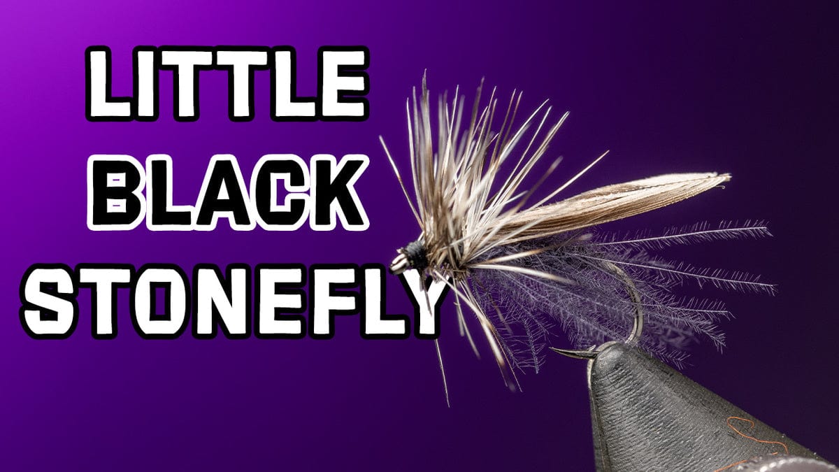 Little Black Stonefly Fly Tying Video Material Kit | Trident Fly Fishing