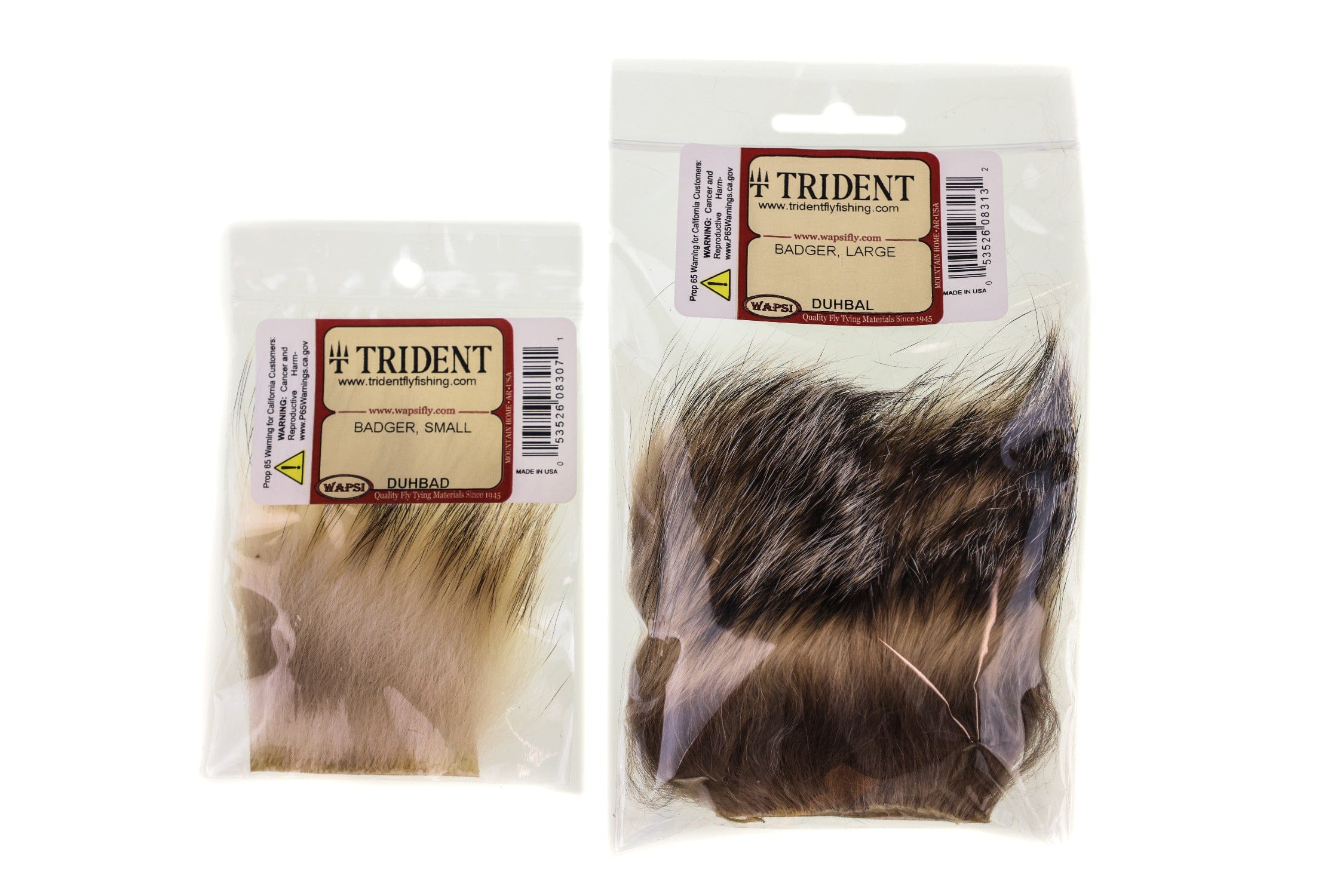 Wapsi Badger Fur | Trident Fly Fishing