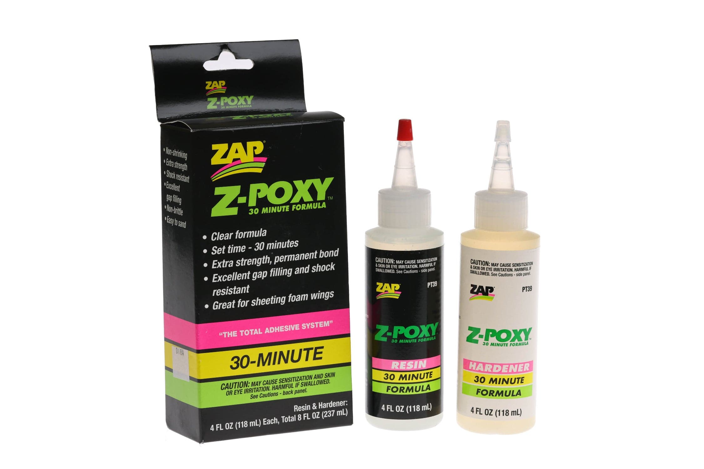 Zap Z-Poxy 30min - 8 oz. Set | Trident Fly Fishing